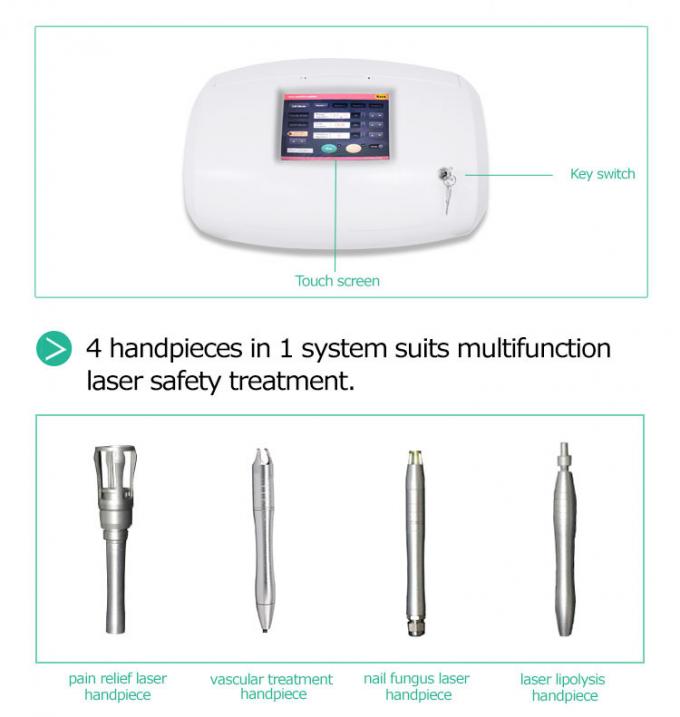 Portable Toenail Fungus 100ms Vein Removal Laser Machine